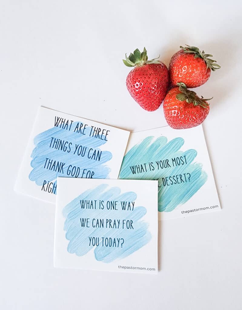 54 Fun Dinner Questions for Families - The Pastor Mom